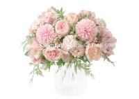 China BSCI 100% Handmade Artificial Silk Flowers Centerpieces For Dining Table for sale