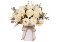 China BSCI 100% Handmade Artificial Silk Flowers Centerpieces For Dining Table for sale