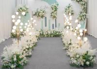 China Wedding Artificial Silk Flowers Fake Flower Runner 30cm 45cm 50cm for sale