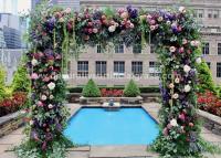 China SVHC No Deformation Artificial Silk Flowers For Wedding Arch for sale