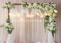 China SVHC No Deformation Artificial Silk Flowers For Wedding Arch for sale