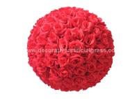 China 8 Inch Hanging Artificial Flower Ball Centerpieces Decoration for sale