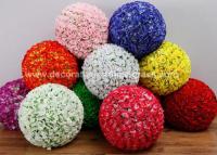 China 500g/Piece Eco-Friendly PE Plastic Flower Balls For Wedding for sale