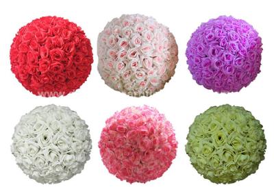 China 10 Inches Artificial Flower Ball Hanging For Xmas Decoration for sale