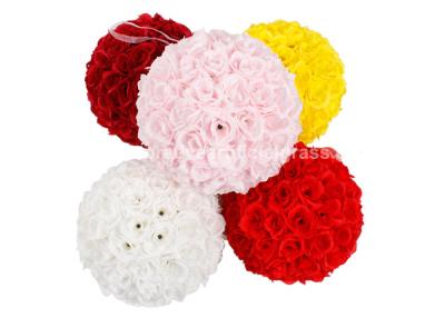 China 10 Inch Rose Hydrangea Artificial Hanging Ball Flowers OEM ODM for sale