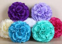 China 10 Inch Rose Hydrangea Artificial Hanging Ball Flowers OEM ODM for sale