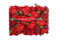 China Home Wedding Decoration Faux Artificial Flower Wall Panels OEM ODM for sale