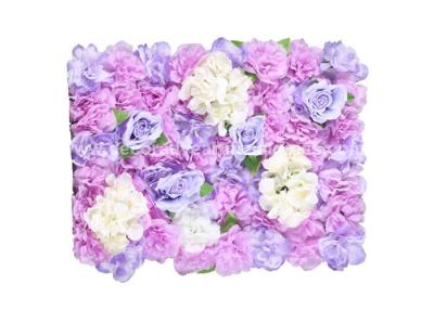China 80*60cm 100*80cm 120*100cm Hanging Fake Silk Hydrangea Wall Panel for sale