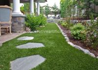 China SEDEX 25 Stitches/10cm Artificial Grass Turf For Residential Yards for sale