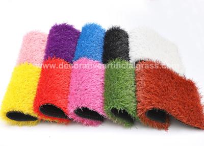 China 10mm 15mm 20mm Playground Colored Artificial Turf 10550/SQM for sale