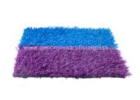 China 10mm 15mm 20mm Playground Colored Artificial Turf 10550/SQM for sale