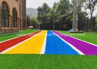 China High Density PP Yarn Synthetic Grass Turf For Kindergarten Playground for sale