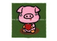 China ROHS Custom Logo Soft Lawn Synthetic Turf Decorative Artificial Grass For Kindergarten for sale