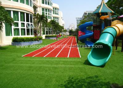 China SBR Glue Realistic Artificial Grass Turf For Kindergarten Playground for sale