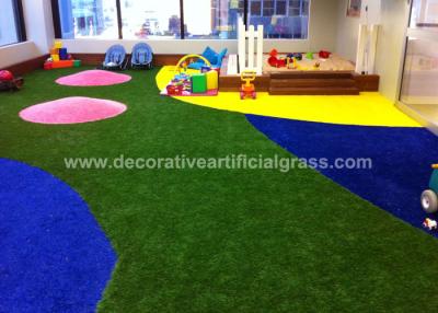 China Kids Playground Flooring Indoor Outdoor Waterproof Artificial Turf REACH for sale