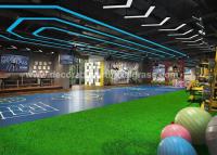 China Indoor Fitness Center Grass Turf 63500D 69300D Synthetic Artificial Grass Mat for sale