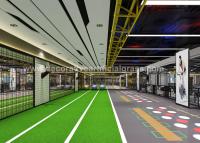 China Indoor Fitness Center Grass Turf 63500D 69300D Synthetic Artificial Grass Mat for sale