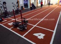 China PE PP Artificial Grass Turf Athletic Training Gym Grass Flooring for sale