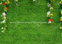 China Non-Toxic Indoor Decorative Artificial Grass Decoration Wall OEM ODM for sale