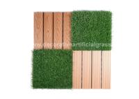 China Synthetic Backing Interlocking Decorative Artificial Grass Turf OEM ODM for sale