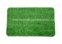 China Polyurethane Backing Artificial Fake Grass Decor Carpet For Balcony Anti-UV for sale