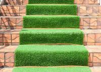 China Residential Landscaping Waterproof Fake Artificial Grass For Stairs 2m*25m 4*25m for sale