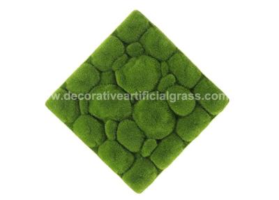 China Nontoxic Artificial Moss Mat Silk PE Fake Moss Wall Decor for sale
