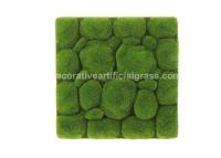 China Nontoxic Artificial Moss Mat Silk PE Fake Moss Wall Decor for sale