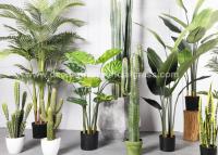 China 50*50cm Artificial Potted Floor Plants Plastic PE Faux Green Indoor Plants for sale