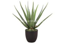 China BSCI Artificial Potted Floor Plants Fake Aloe Vera Plant OEM ODM for sale