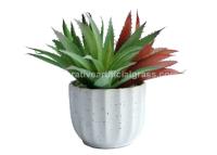 China BSCI Artificial Potted Floor Plants Fake Aloe Vera Plant OEM ODM for sale