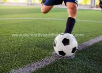 China Polyurethane Backing Artificial Synthetic Grass Football Field Turf OEM ODM for sale