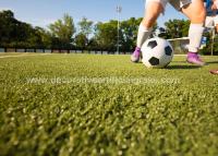 China Polyurethane Backing Artificial Synthetic Grass Football Field Turf OEM ODM for sale