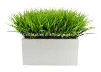 China Fake Artificial Floor Plant In White Pot 8*15cm 10*18cm 10*15cm for sale