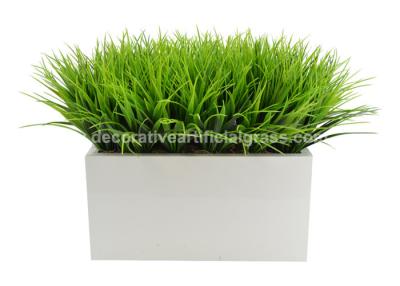 China Fake Artificial Floor Plant In White Pot 8*15cm 10*18cm 10*15cm for sale