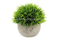 China Fake Artificial Floor Plant In White Pot 8*15cm 10*18cm 10*15cm for sale