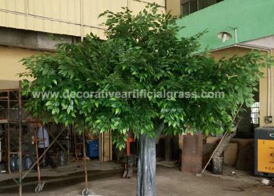 China Realistic 4m Fiberglass PE Fake Artificial Banyan Tree For Mall Park Decor for sale