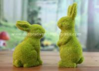 China Craftsmanship Design Decorative Ornaments Mini Resin Rabbit Figurines 13*11*20cm for sale