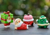 China 28mm Resin Santa Claus Miniature 57g For Christmas Decoration for sale