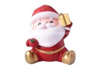 China 28mm Resin Santa Claus Miniature 57g For Christmas Decoration for sale