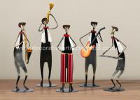 China Decorative Metal Ornaments Iron Metal Musician Sculptures 9*11*28cm for sale