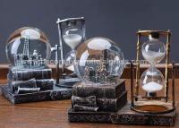 China Retro Tower Hourglass Timer Crystal Ball Decorative Ornaments OEM ODM for sale