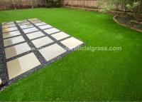 China Natural Green Artificial Landscaping Grass Turf Carpet UV Resistant 20mm for sale