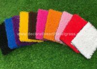 China Colorful Rainbow Artificial Grass Turf 30mm For Kindergarten School Playground for sale