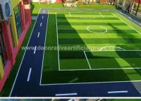 China FIFA Standard Infill Soccer Field Artificial Grass Football Sports Flooring 60mm for sale