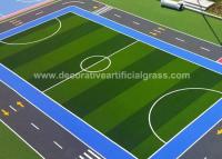 China FIFA Standard Infill Soccer Field Artificial Grass Football Sports Flooring 60mm for sale