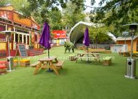China Green Fake Decorative Artificial Grass 2*25m / Roll 50mm For Outdoor Events for sale