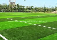 China FIFA Artificial Sports Grass / Synthetic Infill Grass Lawn For Football Field 100 * 100cm for sale