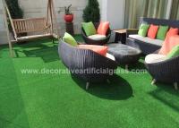 China SBR Latex Green Fake Grass Carpet / Decorative Artificial Grass Lawn For Indoor 30mm for sale