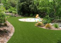 China PE Realistic Green Decorative Fake Grass Lawn 40mm For Landscaping 45m / Roll for sale